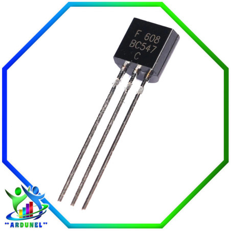 TRANSISTOR BC547 TO-92 NPN (BOLSA DE 1000 UNIDADES)